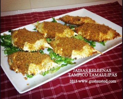 Gusta Usted | Jaibas Rellenas de Tampico Tamaulipas - Gusta Usted
